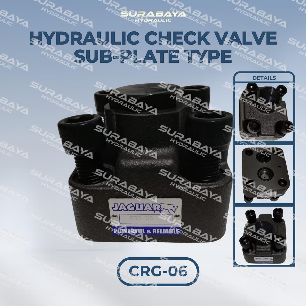 Jual CRG-06 | Hydraulic Check Valve Sub-Plate CRG06 Hydraulic Hidrolk ...