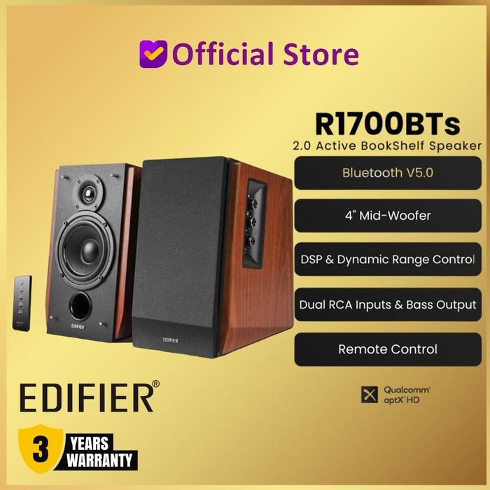 Jual Best Seller Edifier R1700Bts 2.0 Active Bookshelf Speaker R1700 ...