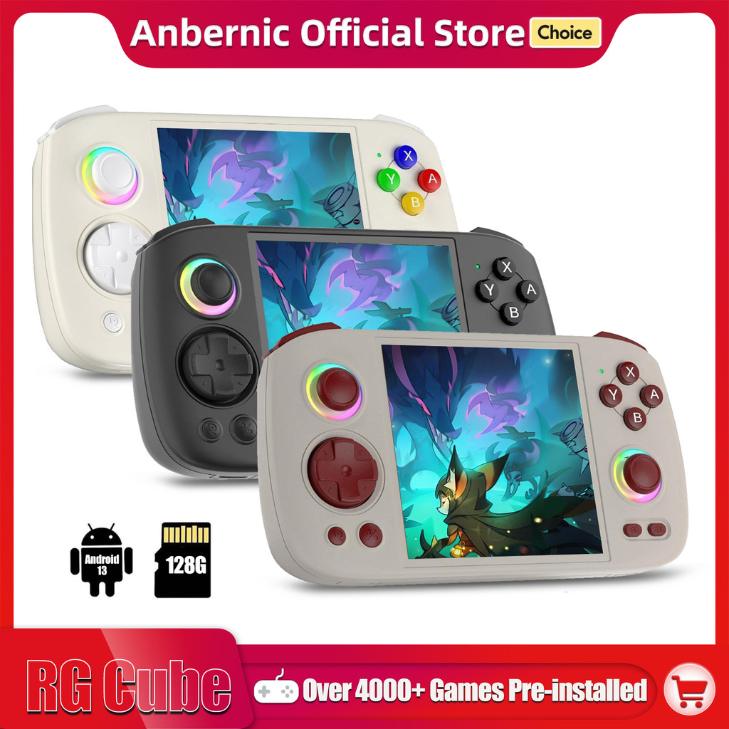 Jual NEW ANBERNIC RG Cube Retro Handheld Game Console Android 13 System ...