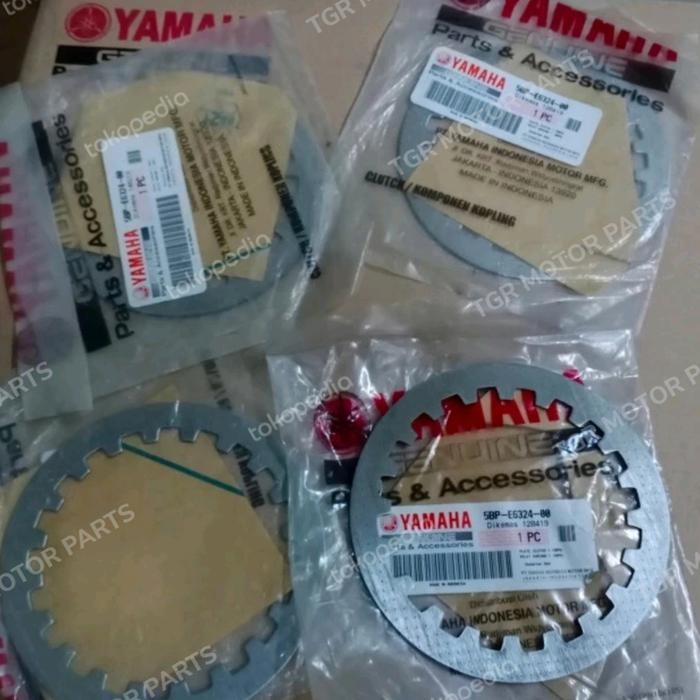 Jual QUALITY!! PLAT BESI GESEK KAMPAS KOPLING SCORPIO ORIGINAL 5BP-E6324-00 PER 1 PCS | Shopee ...