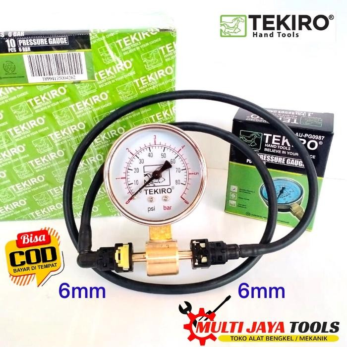 Jual Set Tekiro Alat Ukur Tekanan Bahan Bakar Fuel Pump Tester Pressure ...