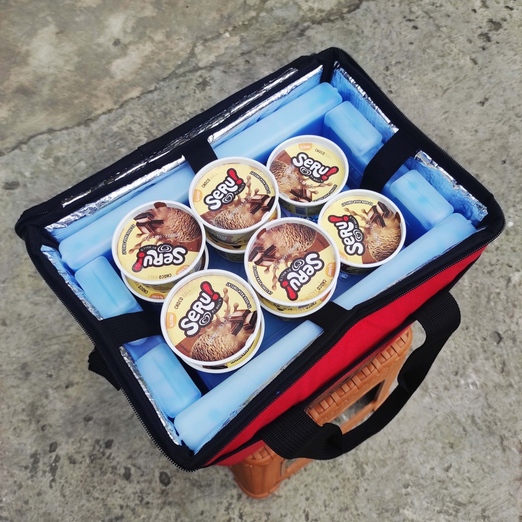 Jual Cooler Bag Besar Tas Box Ice Cream FULL SET MEGA | Shopee Indonesia