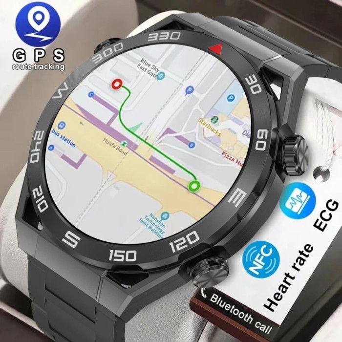 Jual TOP NEW GPS Tracker NFC GT5 Pro Ultimate Watches ECG+PPG BT Call ...