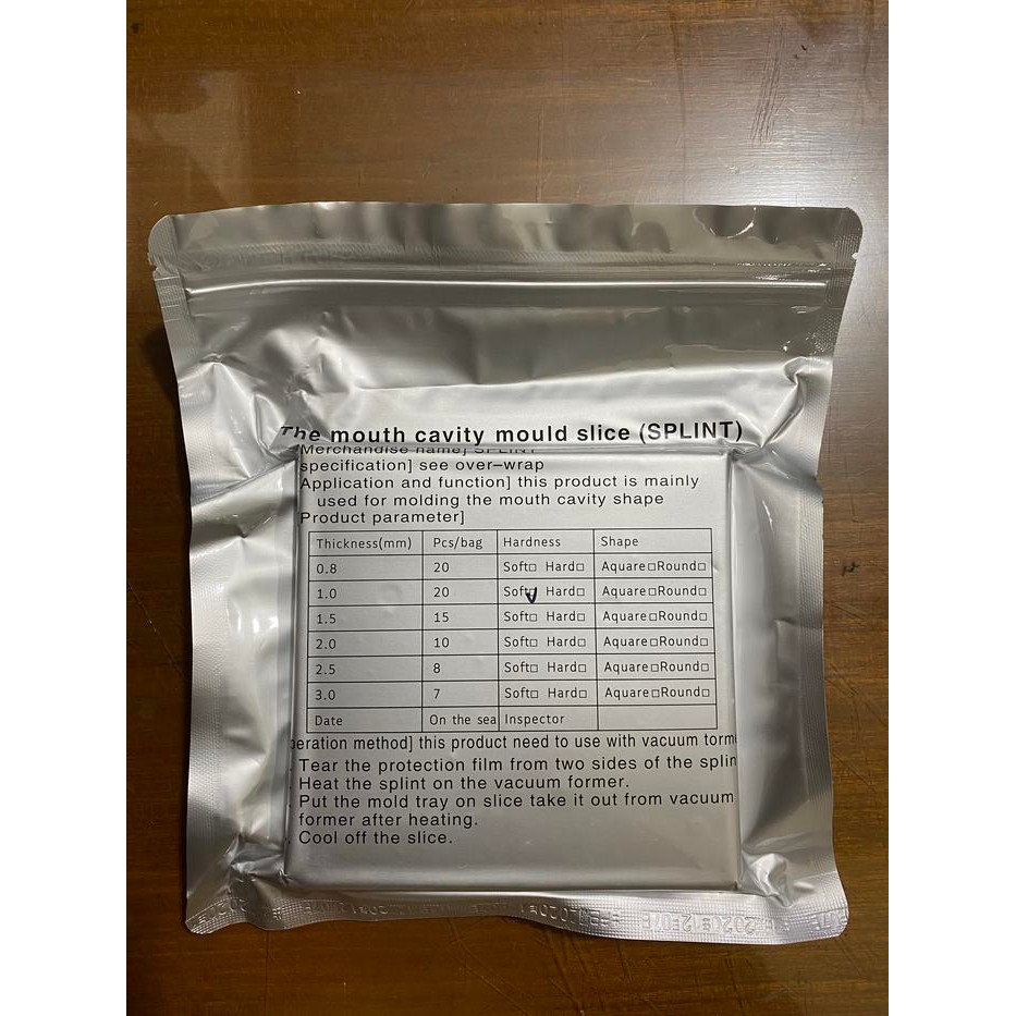 Jual Dental retainer atau plastik splint soft 1mm | Shopee Indonesia