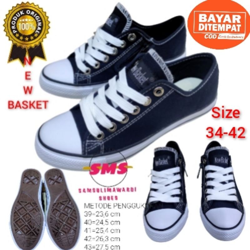 Jual SEPATU SEKOLAH SD/SMP/SMA NEW BASKET TERLARIS JDW | Shopee Indonesia