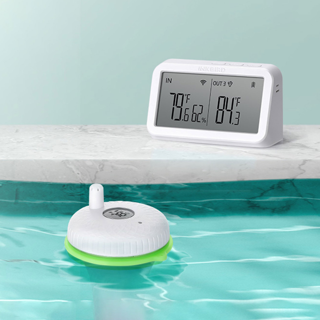Jual Inkbird Pool Thermometer With Wifi Gateway Indoor Outdoor Pool ...