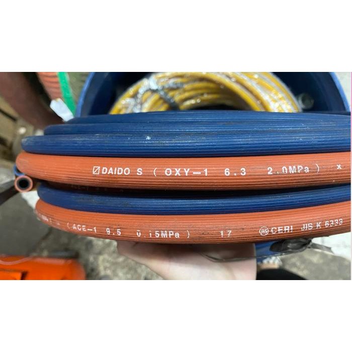 Jual Eceran Selang Double Daido / Selang Las Welding Jepang | Shopee ...