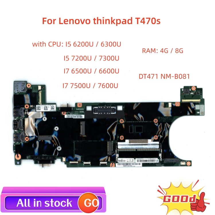 Jual DT471 NM-B081 motherboard For Lenovo thinkpad T470s laptop ...