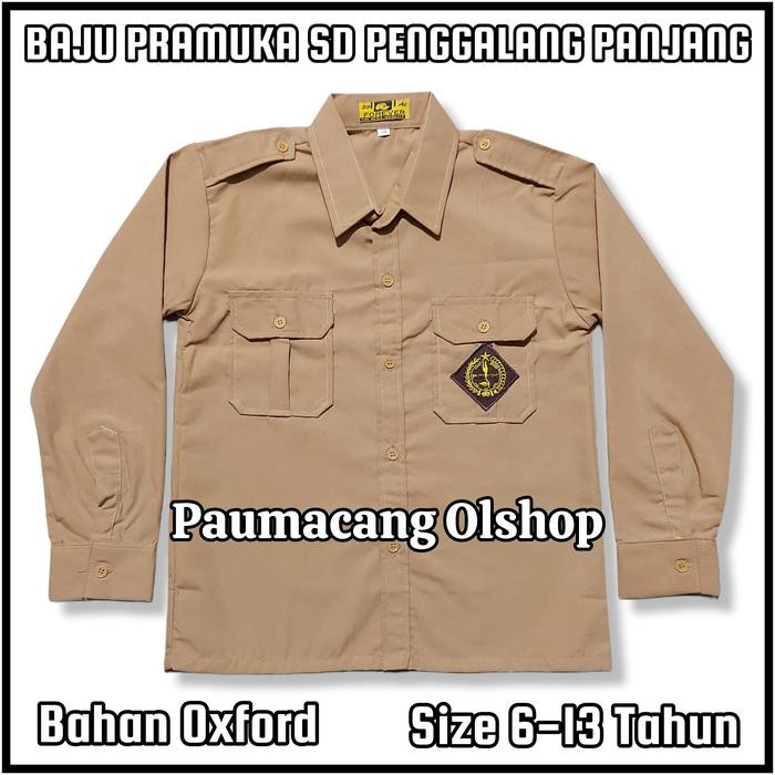 Jual Product Laris Setelan Seragam Sekolah Pramuka Penggalang Sd Putri Baju Pramuka Lengan ...