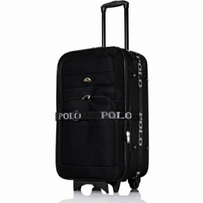 Jual KOPER POLO 20 INCH RODA 2 BAHAN KAIN / TRAVEL BAG -Hitam | Shopee ...
