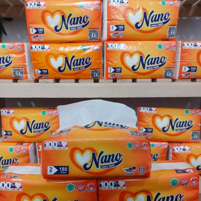 Jual Stok Baru Tissue NANO ku {Paket 10 pack} 180lbr 2ply tissue halus ...