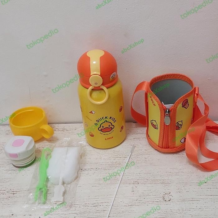 Jual G.DUCK Botol Minum ANAK 2 in 1, Termos Stainless Steel 316, isi ...