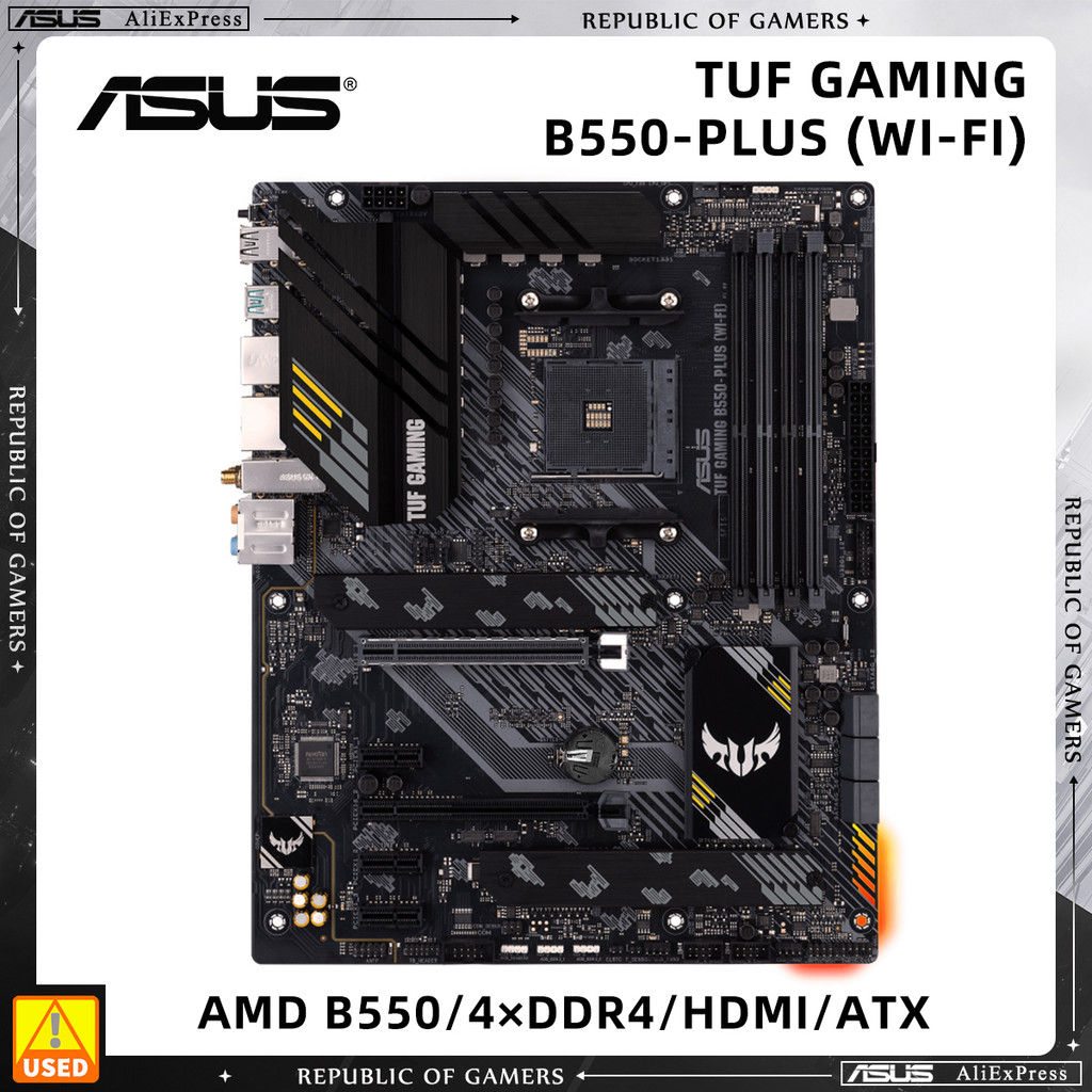 Jual ASUS TUF GAMING Motherboard TUF GAMING B550-PLUS (WI-FI) With AM4 ...