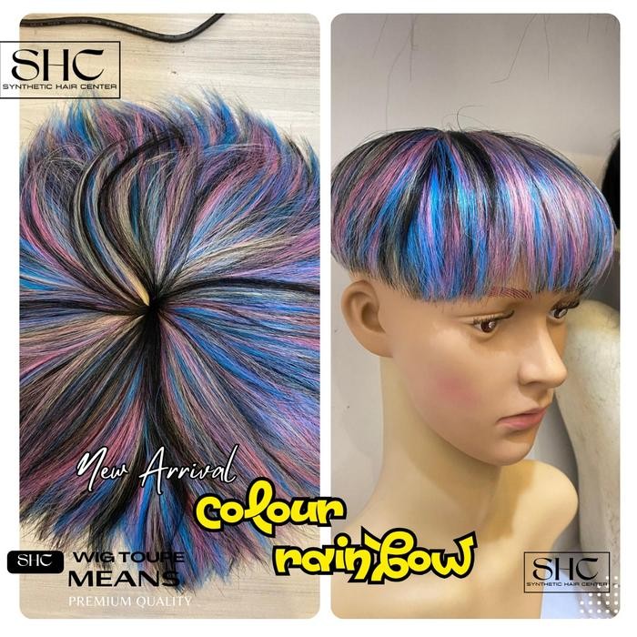 Jual PREMIUM SHC HAIR Wig Toupee Pria 100 % Premium Sintetis Serupa ...