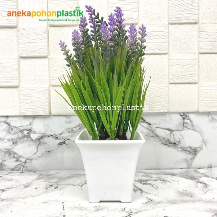 Jual Aneka Tanaman Hias Bunga Lavender Warna Artificial Dekorasi Meja ...