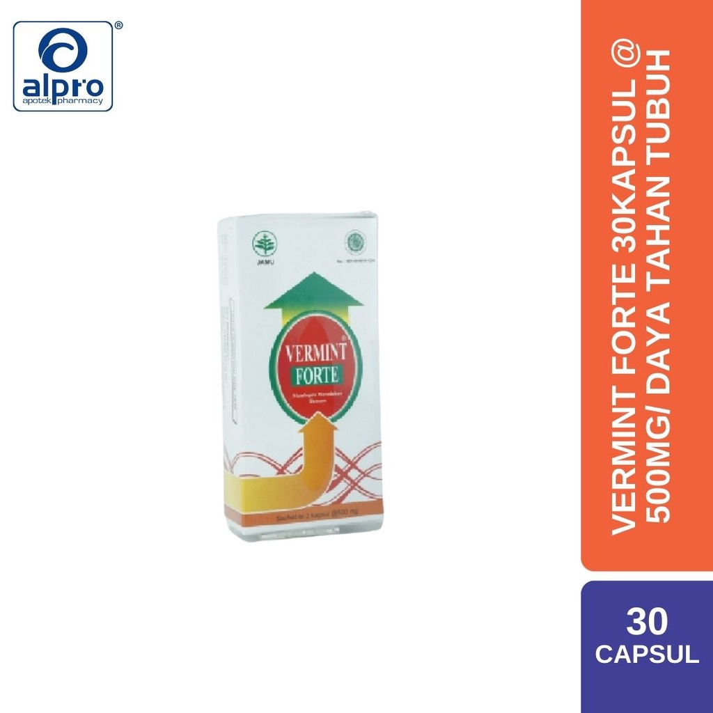 Jual Vermint Forte 30 Kapsul 500Mg | Shopee Indonesia
