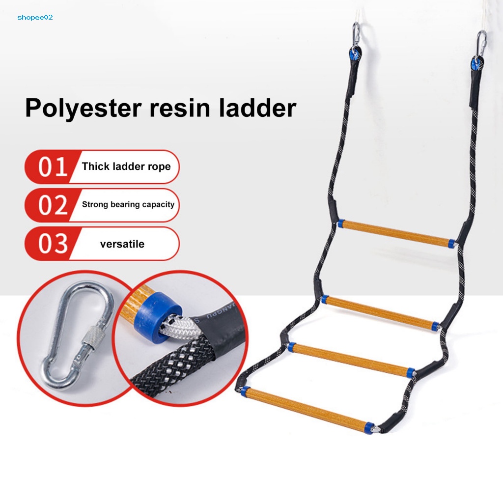 Jual fgDijon Tangga Tali Lembut Portabel Tugas Berat Tangga Tali Perahu ...