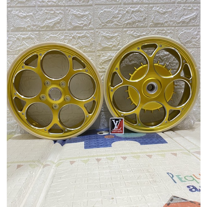 Jual Velg Cnc Vespa Model Marus - Gold | Shopee Indonesia