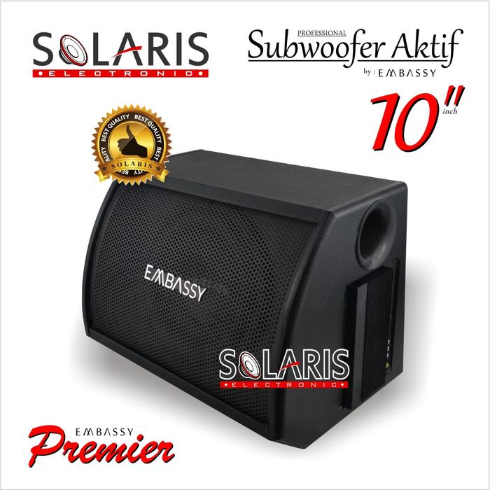 Jual Subwoofer Aktif 10 Inch Bassbox Embassy Trojan Ems-10 Premier Bass ...