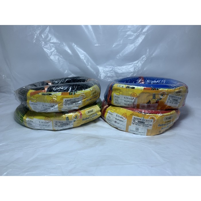 Jual Kabel Kitani Nyaf 1 X 0,75 50M Kabel Control/Wiring | Shopee Indonesia