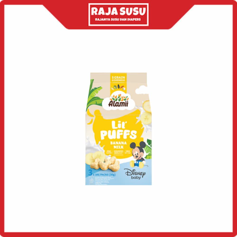 Jual ALAMII LIL PUFFS BANANA MILK 30GR - RAJA SUSU | Shopee Indonesia