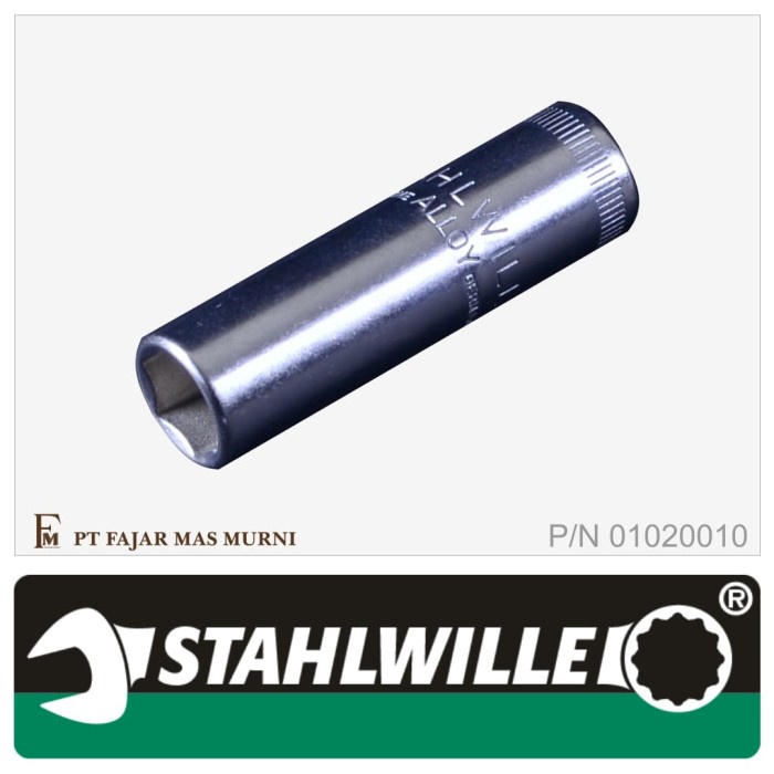 Jual Stahlwille - Deep Socket 1/4", 6 Point, Size 10 Mm | Shopee Indonesia