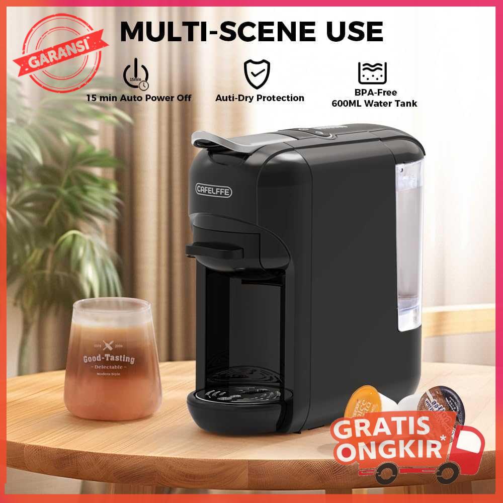 Jual Mesin Kopi Espresso 5in1 Coffee Maker 19 Bar 1450W 600ml - MK-606 | Shopee Indonesia