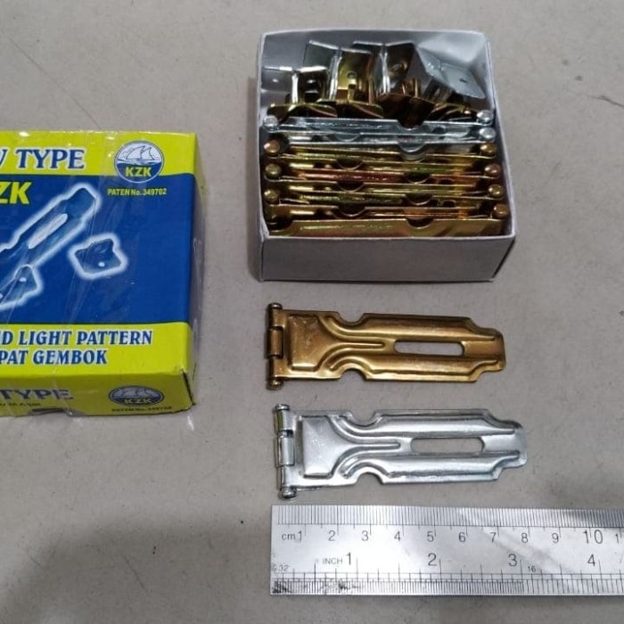 Jual OVERVAL PINTU WARNA KZK 3" / TEMPAT GEMBOK / KAITAN GEMBOK ...