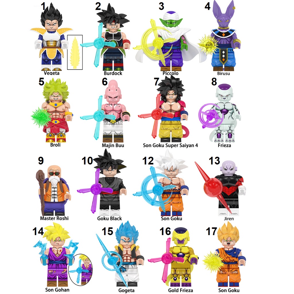 Jual Dragon Ball Son Goku Gohan Vegeta Broli Super Saiyan Piccolo ...