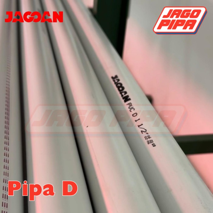 Jual Flashshow Jagoan D 1-1/2 Inch Pipa PVC MOF 4 Meter Paralon Putih ...