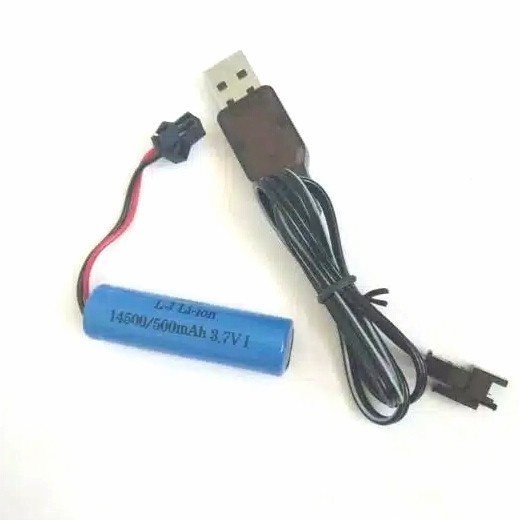 Jual Flashshow baterai dan charger 3.7v 500mah mobil remote control ...