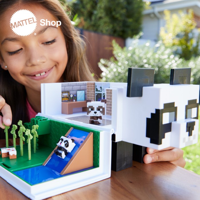 Jual Minecraft MOB Head Minis Panda Playhouse - Mainan Action Figure ...