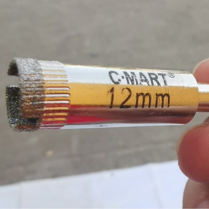 Jual MATA BOR BATU KACA KERAMIK DIAMOND CORE 12MM CMART 12 MM TAIWAN ...