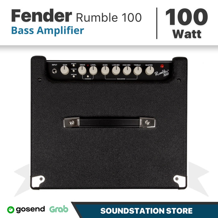Jual Fender Rumble 100 V3 Combo Bass Amplifier - Ampli Bass Combo 100W ...