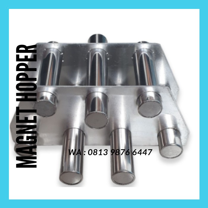 Jual MAGNET HOPPER 9 BAR/ MAGNET SEPARATOR/ MAGNETIC GRATE | Shopee ...