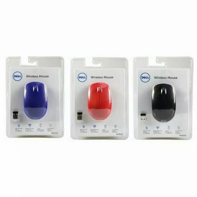 Jual MOUSE WIRELESS DELL WM126 / MOUSE DELL WM126 / FREE MOUSEPAD ...