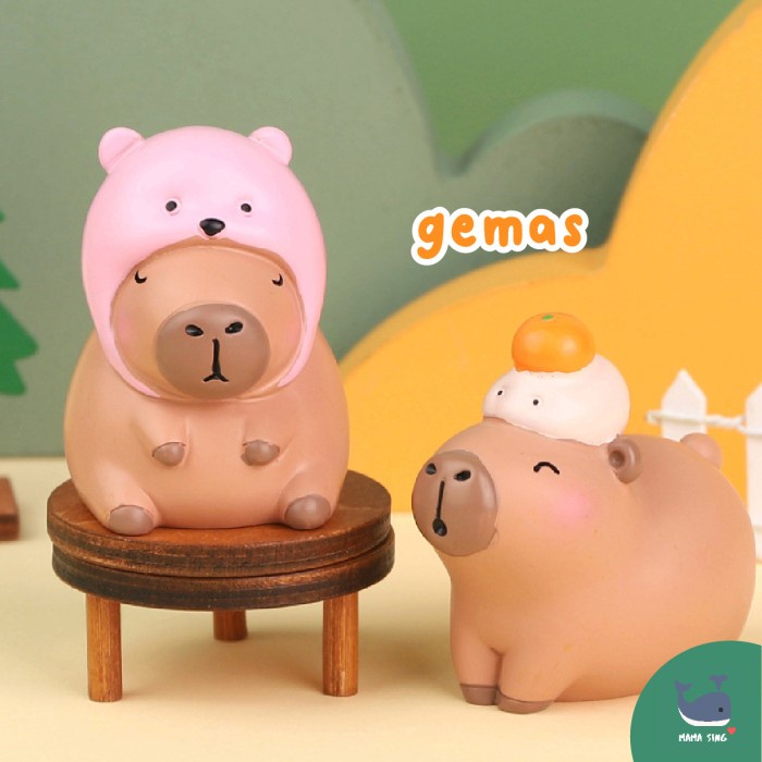 Jual MAMA SING Capybara Series - Mystery Box Action Figure Capybara ...
