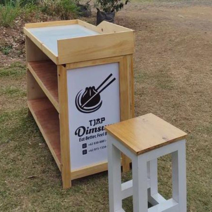 Jual Booth Portable Murah - Meja Kasir Kayu Jati Belanda - Meja Kasir ...