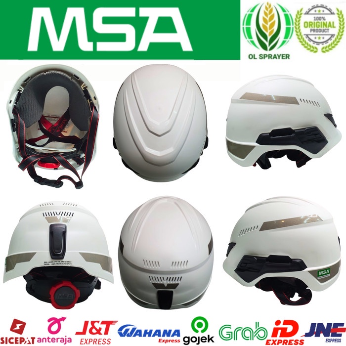 Jual Helm Safety Climbing MSA LOKAL Helm Safety Proyek MSA Helm MSA SNI ...