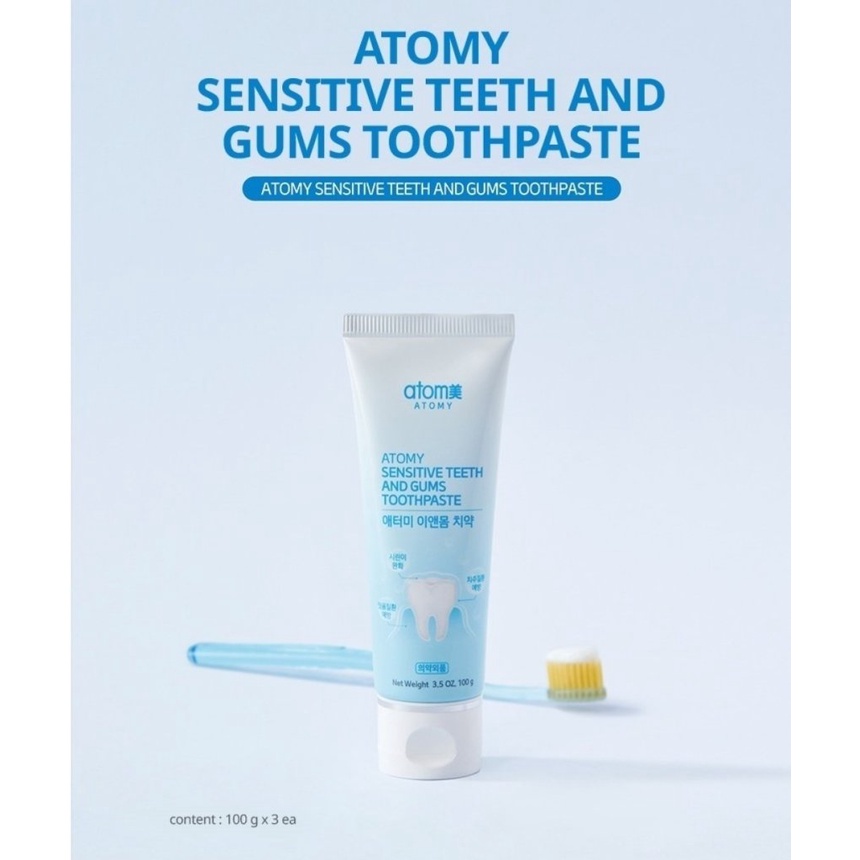 Jual Atomy Sensitive Teeth & Gums Toothpaste Odol (1 tube x 100gr ...