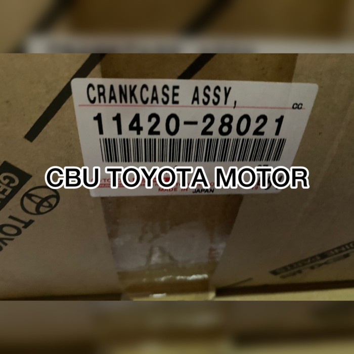 Jual CRANKCASE ASSY STIFFENING HOUSING RUMAH GIGI GEAR BALANCER TOYOTA ...