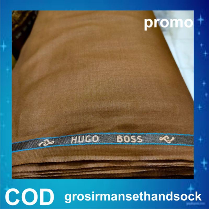 Jual Diskon BAHAN KAIN KHAKI HUGO BOSS CASMIRE / WOOL BURBERRY CATTON ...