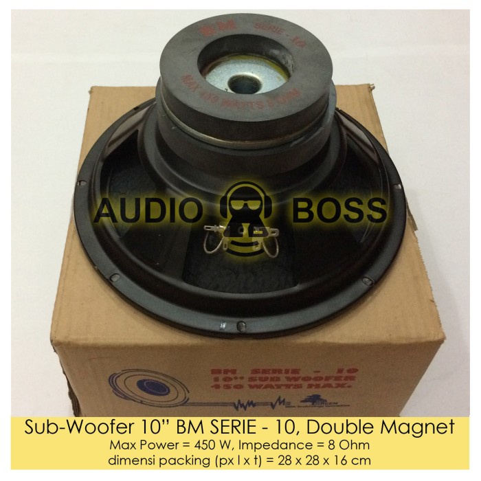 Jual Ready Speaker Subwoofer 10 inch BM SERIE model BMB / 10" BM SERIE | Shopee Indonesia
