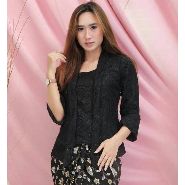 Jual Atasan kebaya kutubaru brokat / kebaya modern / kebaya kartini / wisuda | Shopee Indonesia
