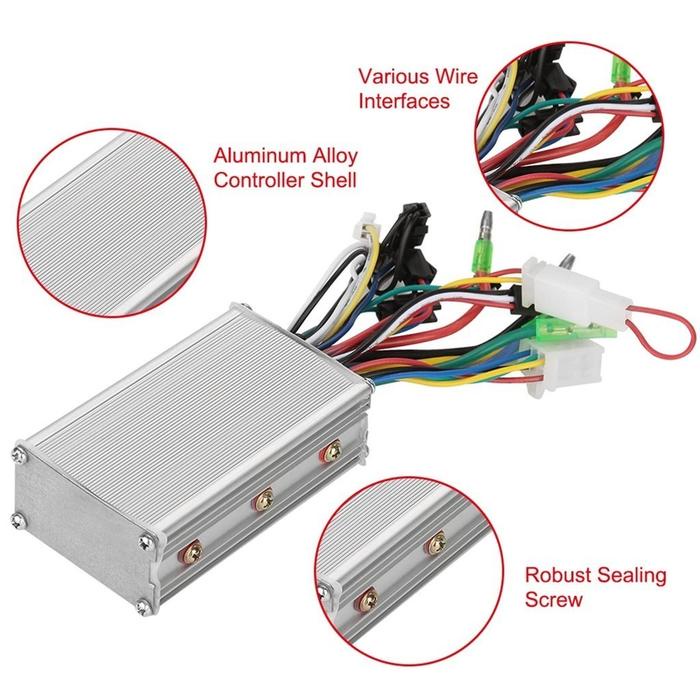 Jual 36V/48V 350W Kontroler Sepeda Listrik Motor Controller Brushless ...