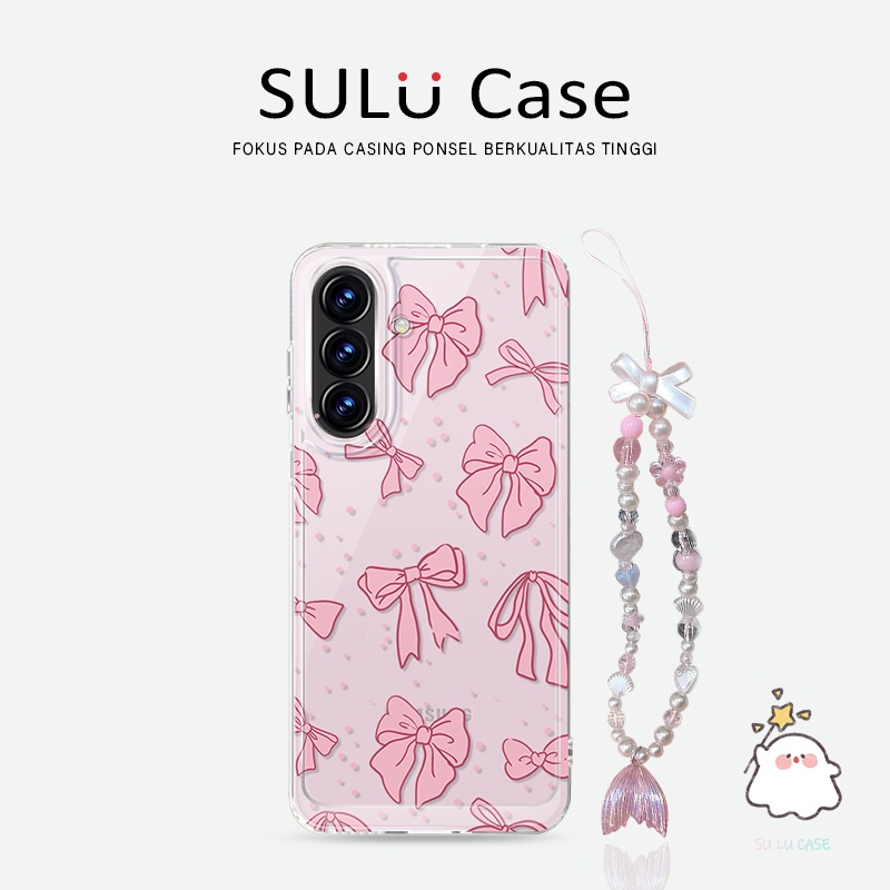 Jual Lucu Lanyard Terbaru Kupu-Kupu Casing Samsung A17 5G A07 Galaxy A56 A36 A26 A06 A16 5G A55 ...