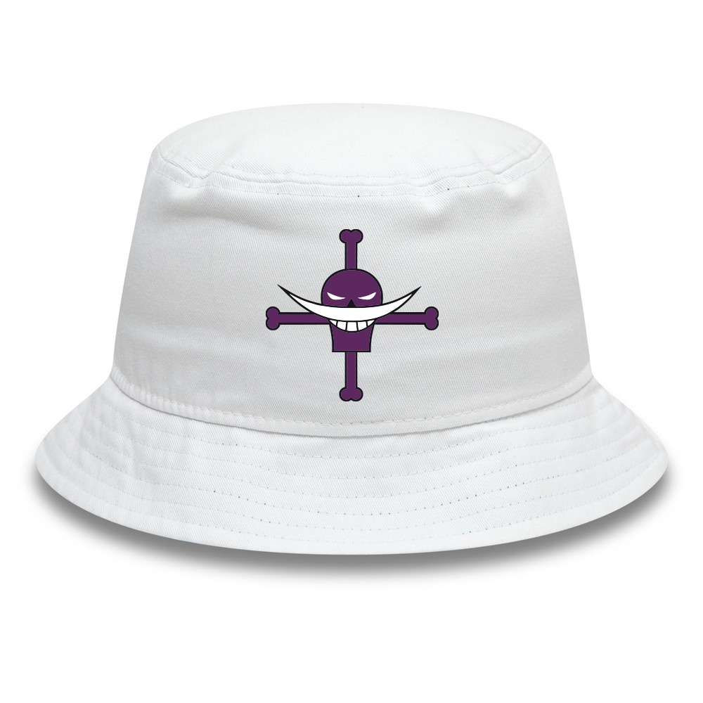 Jual Topi Bucket Anime One Piece Shirohige White Beard Pirates Portgas ...