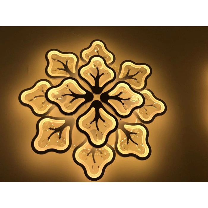 Jual LAMPU PLAFON MODERN LED 3 WARNA MODEL AM9182-8+4 / LAMPU LED ...