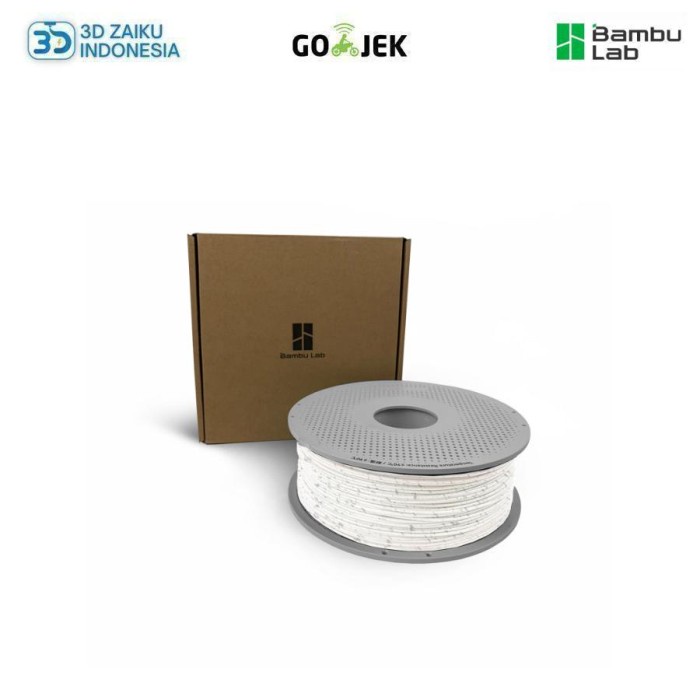 Jual Bambulab PLA Marble 3D Printer Filament 1 KG Stone Like Texture ...