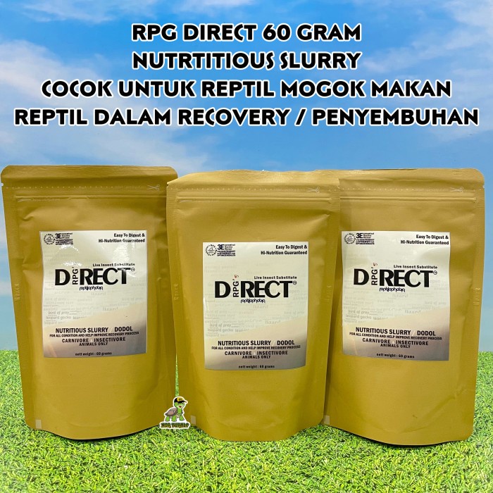 Jual Product Laris Rpg Direct 60Gr Makanan Gecko Bd Reptil Sakit Mogok ...